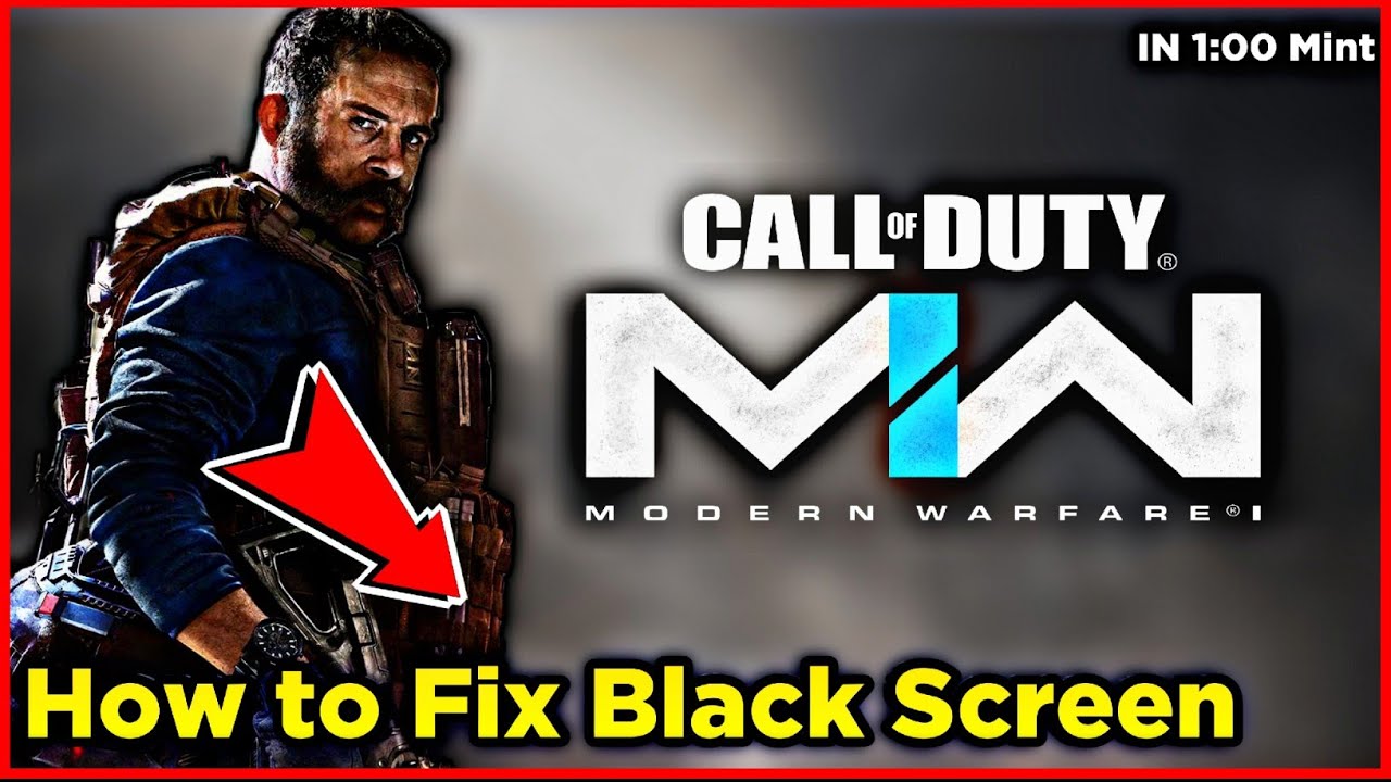 How to Fix Call of Duty Modern Warfare 2019 Black Screen Issue | 100% ...