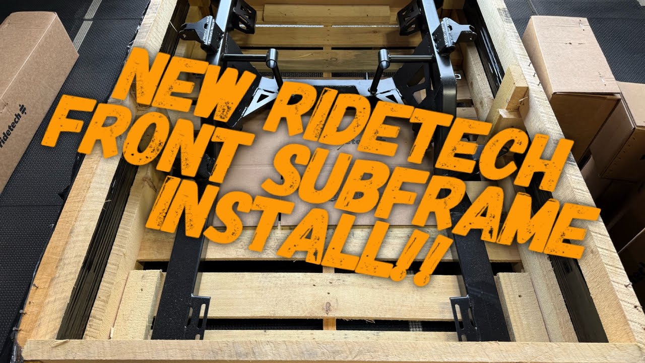 1969 Camaro Project - Part 19 - NEW RideTech Front Subframe! - YouTube