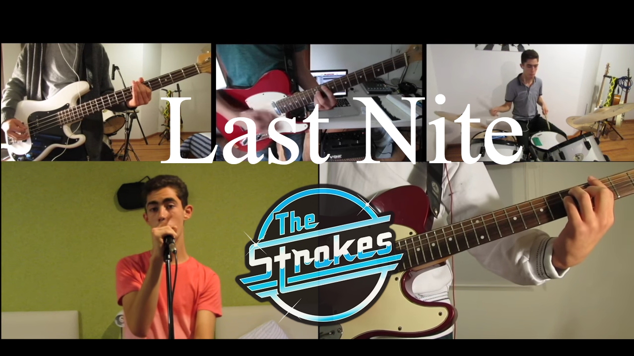 Last Nite - The Strokes//Solo Guy Band Cover - YouTube