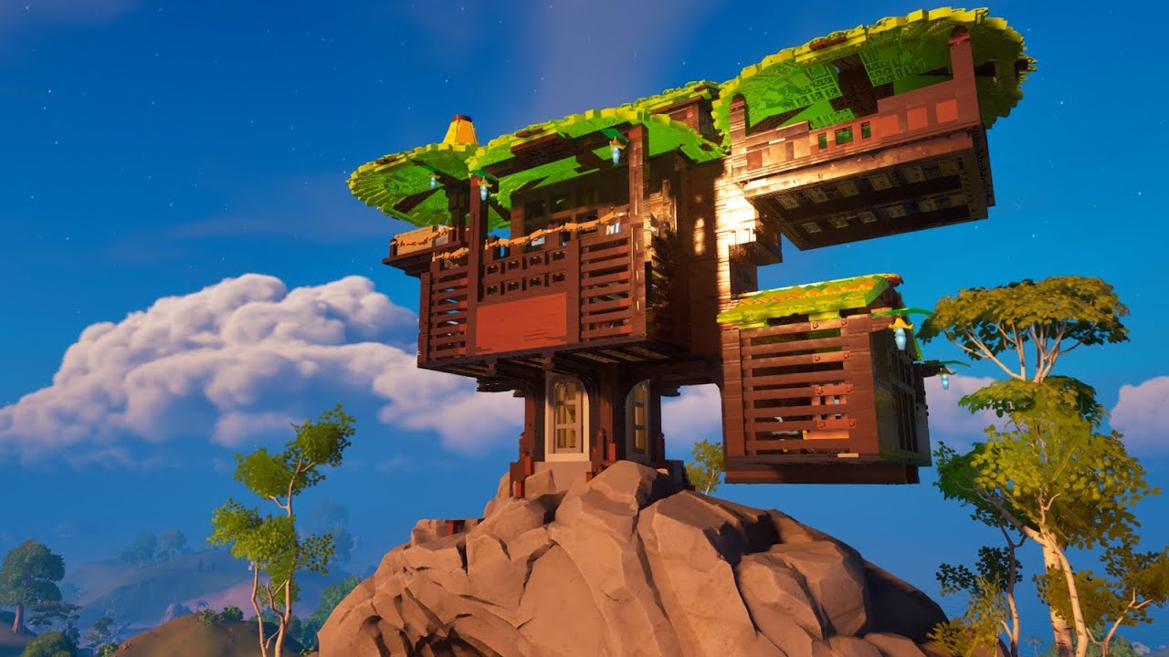 LEGO Fortnite Treehouse - YouTube