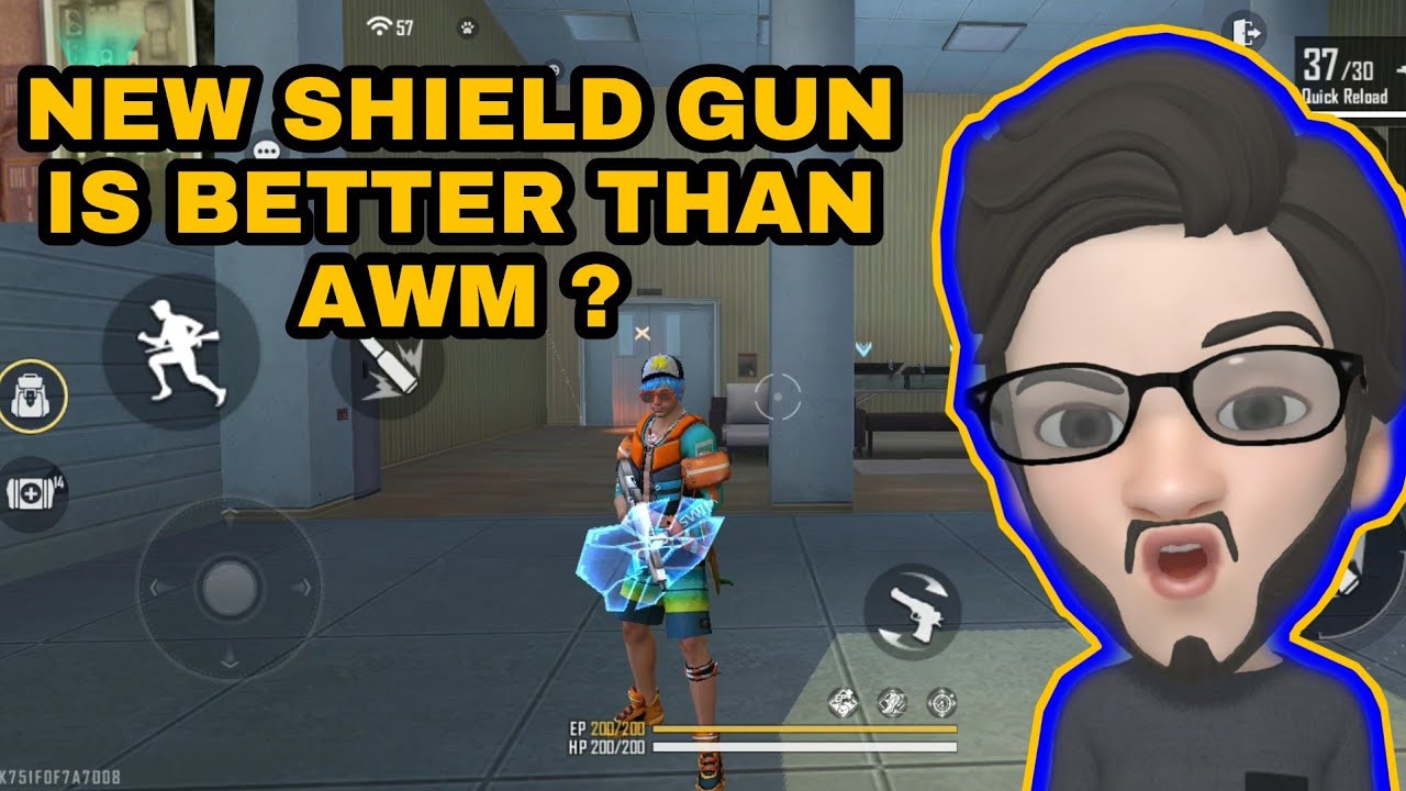 NEW SHIELD GUN || FREE FIRE || TRAINING GROUND - YouTube
