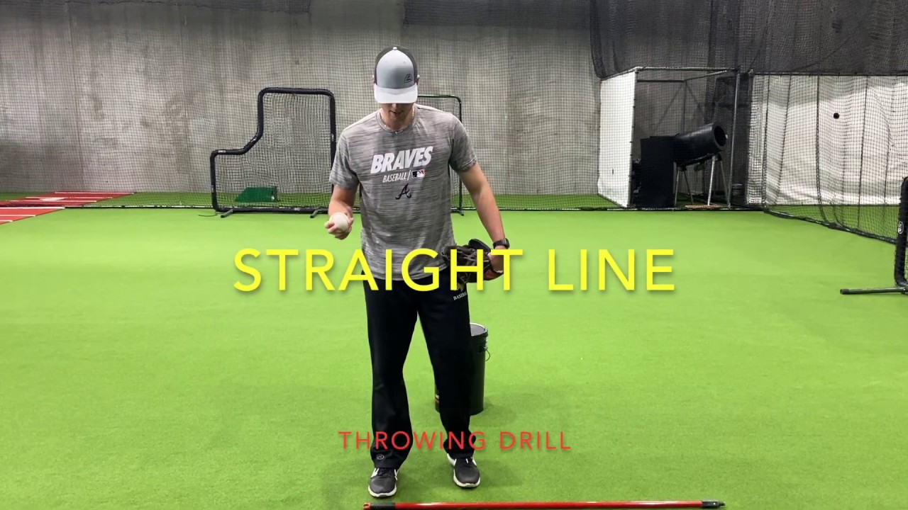 Straight Line throwing drill - YouTube