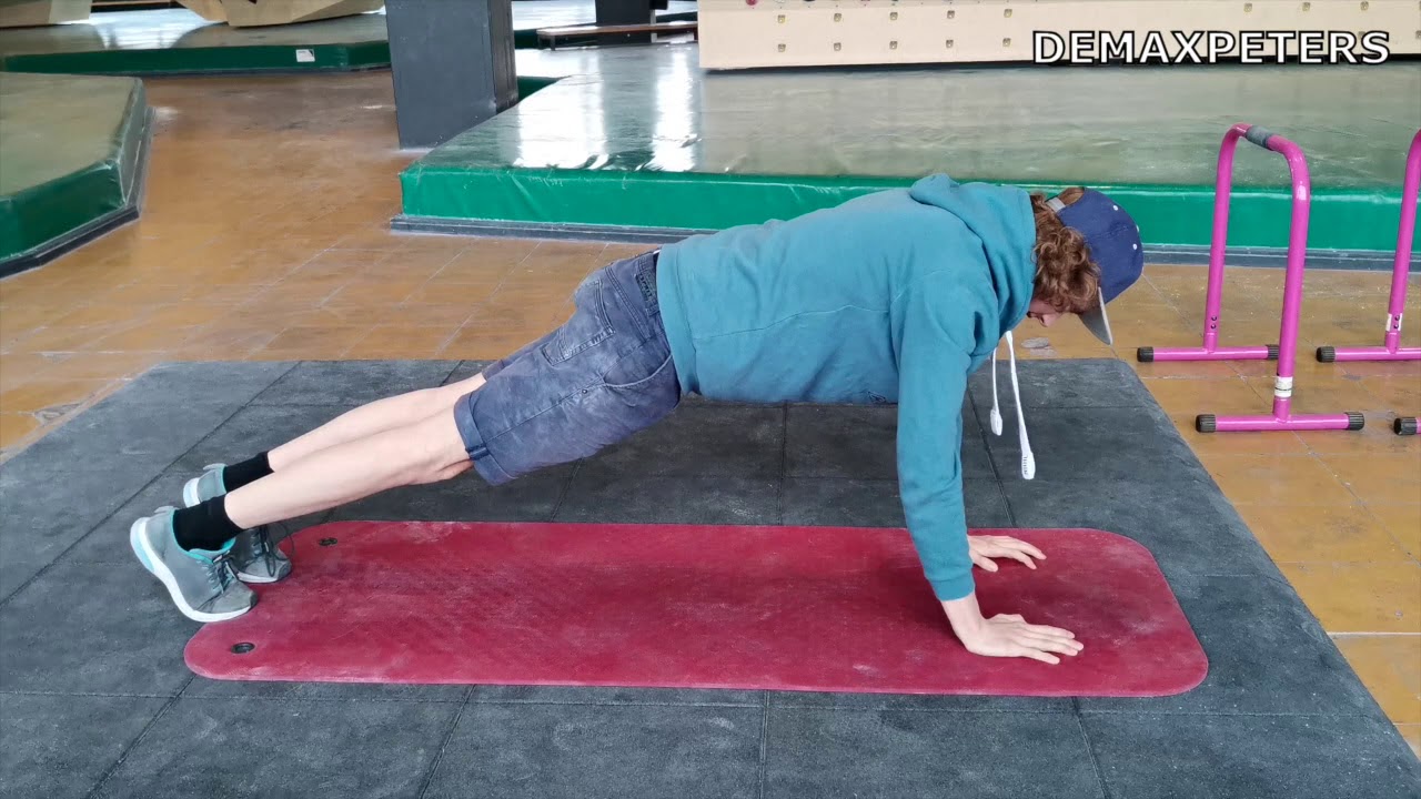 Plank step ups - YouTube