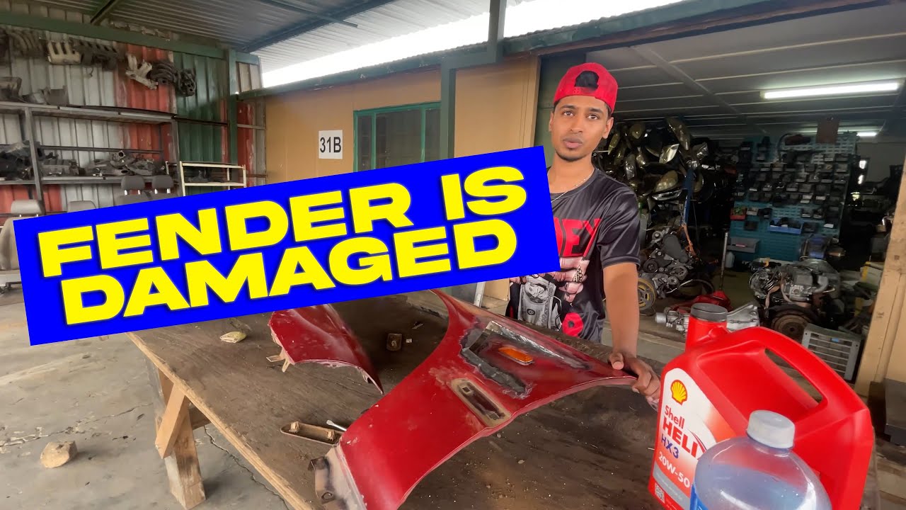 FENDER NEEDS PANELBEATING | CUSTOM FENDERS PART 2 | B20v Honda Ballade ...