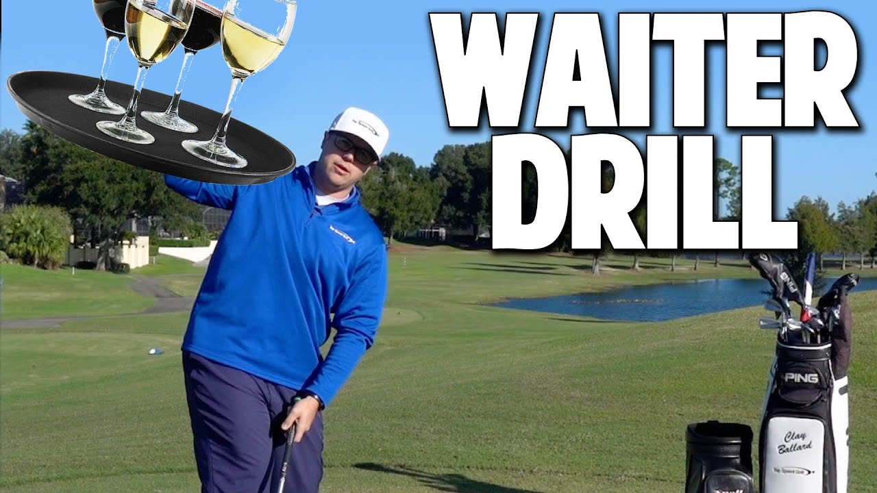 Set Your Wrists Like This For More Solid Golf Shots | Waiter Drill ...