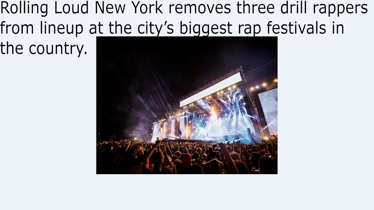 Rolling Loud New York removes three drill rappers from lineup at the ...
