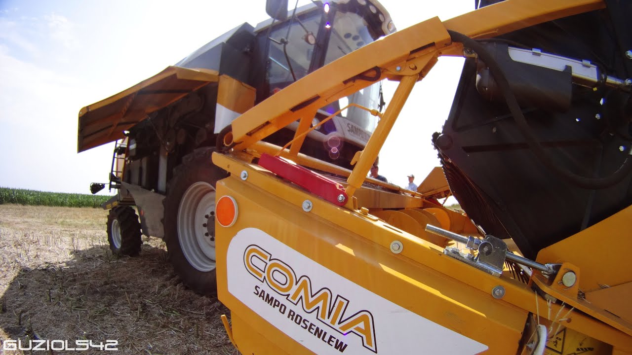 NOWOŚĆ w Polsce!!! Test kombajnu zbożowego SAMPO ROSENLEW COMIA C6 z ...