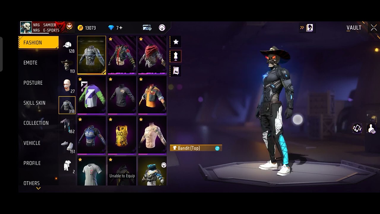 MY INTRO MY FF ACCOUNT AND GAMEPLAY AND DRESS COMBINATION AND CS PUSH ...