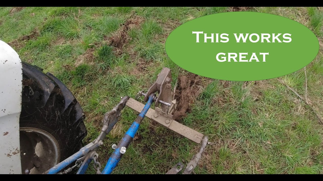 Using a subsoiler to Plant Christmas Trees - YouTube