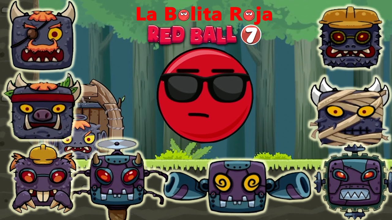 La bolita roja BOSSES Red Ball 7 | La bolita roja - YouTube