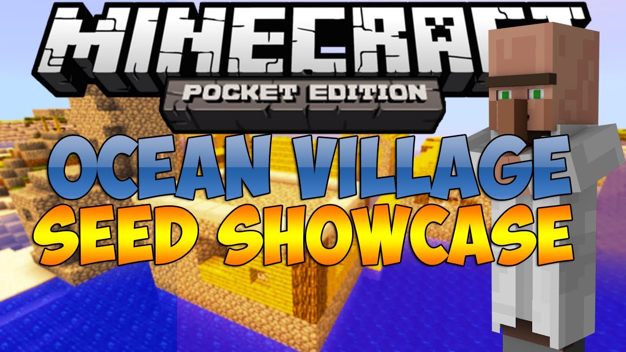 Ocean Village Seed - Village in the Ocean - Minecraft Pocket Edition ...