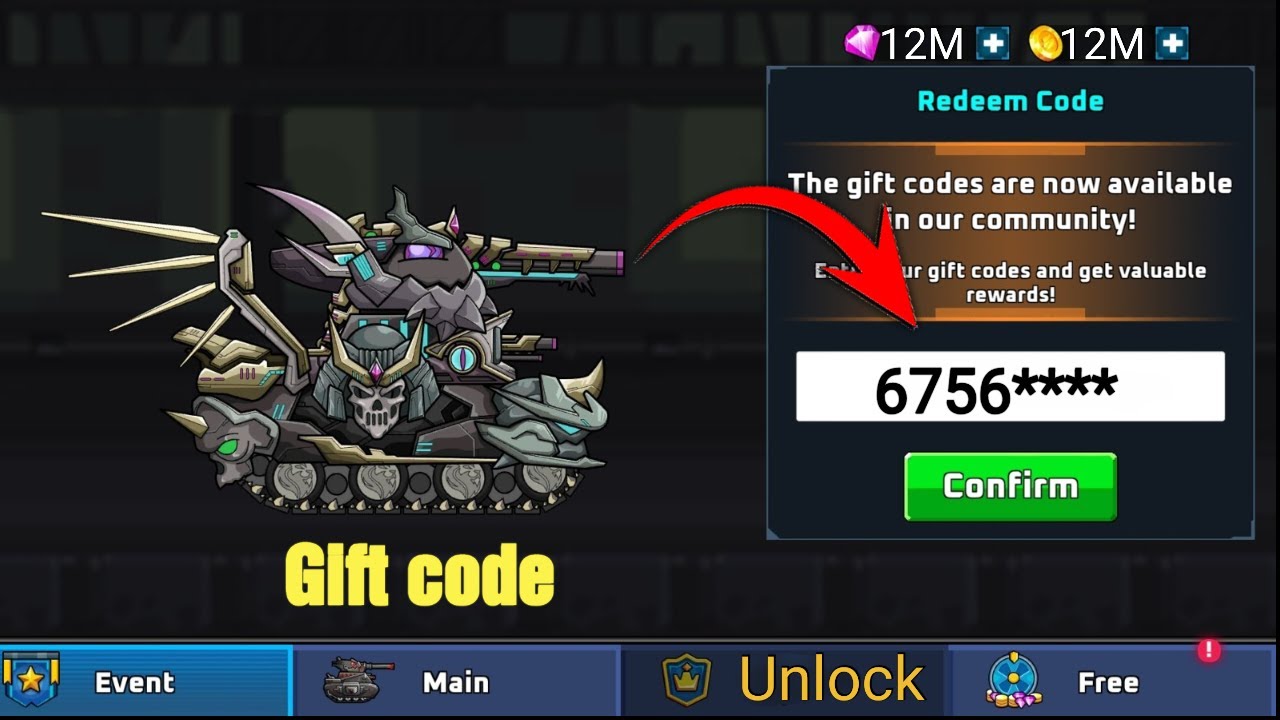 Battle Of Tank Steel | Leviathan Tank Gift Code | Tank Arena Steel ...