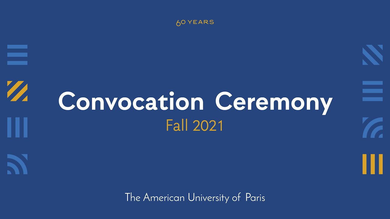 Convocation Ceremony - Fall 2021 - YouTube