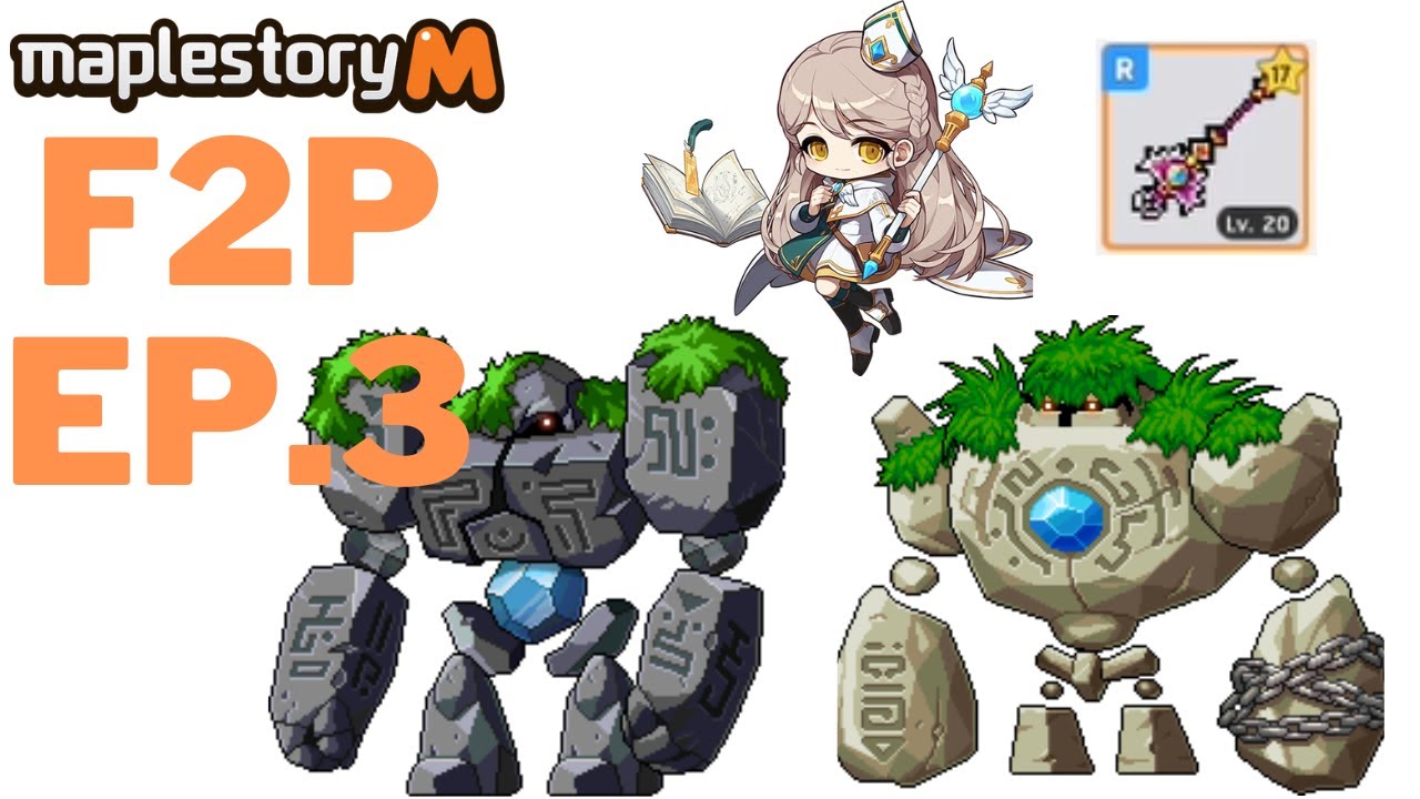 Maplestory M (almost) Free to play Ep.3 | Bishop | SF147 with all ...