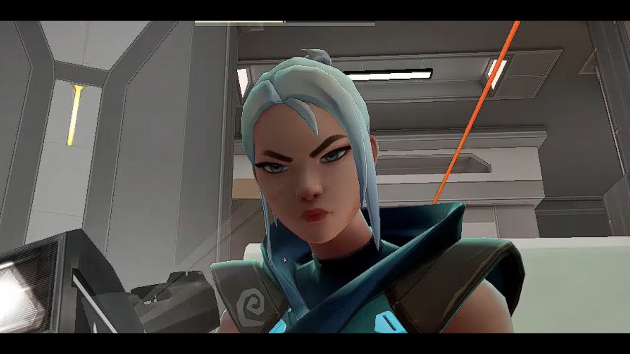 Jett's angry and happy facial animations in Valorant - YouTube