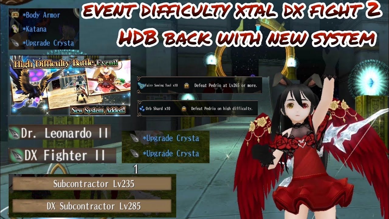 toram online - new difficulty added dx fight 2 & dr leo 2 + HDB is back ...