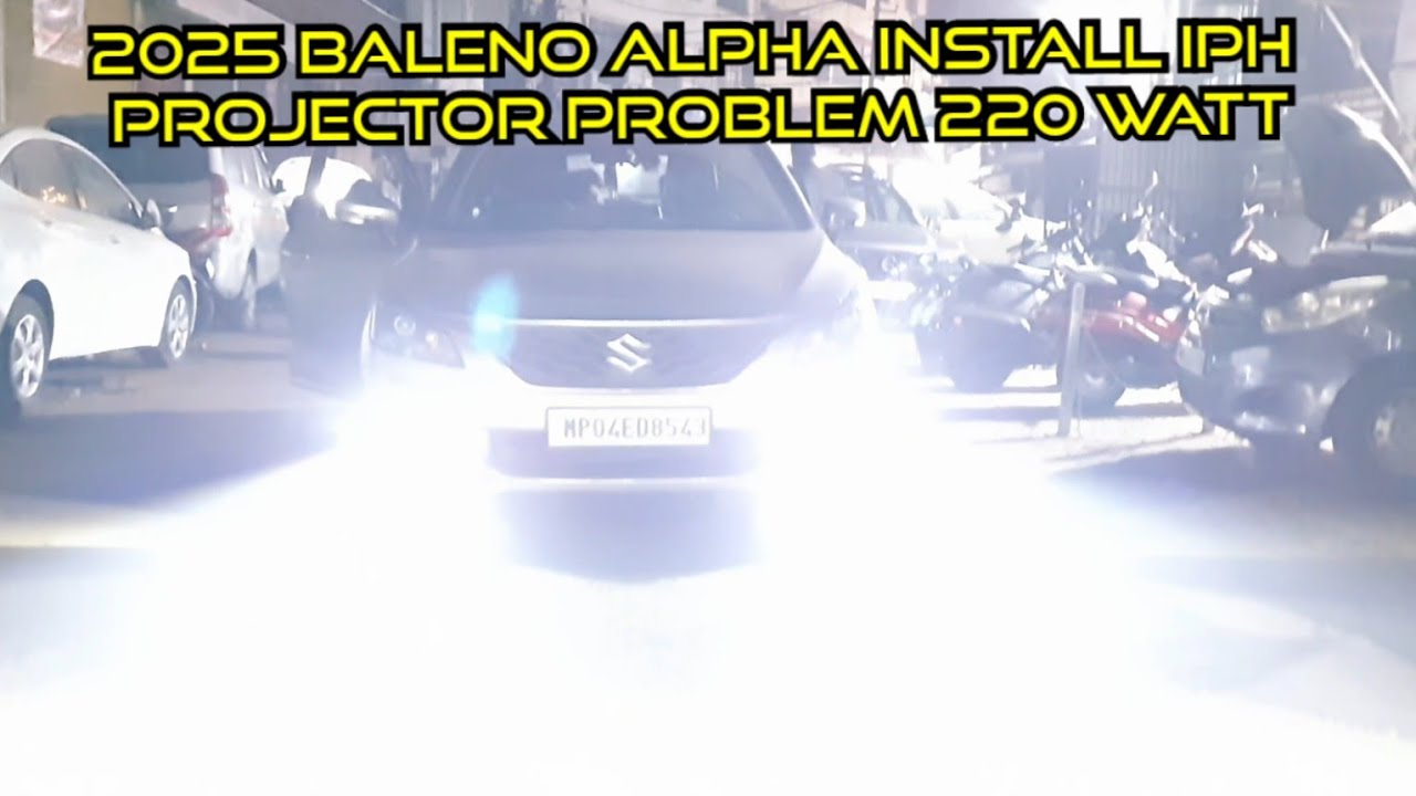 2025 new new Baleno install iph projector fog lamp 220 watt - YouTube