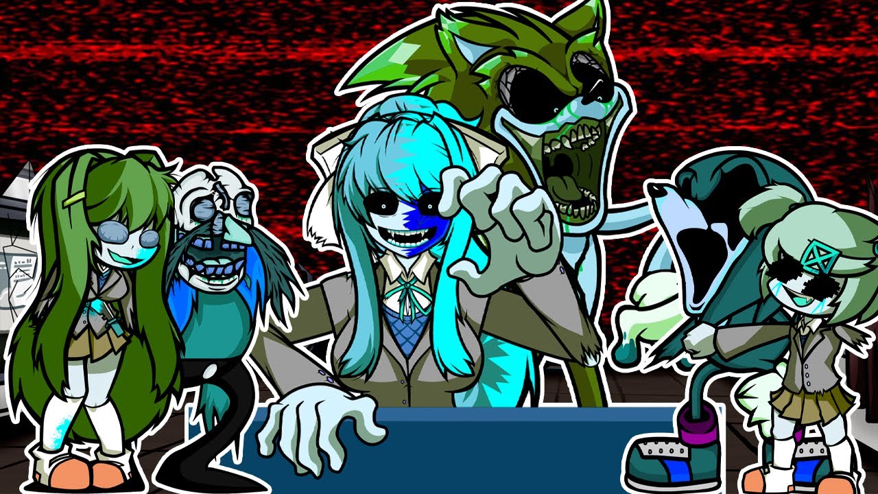 Friday Night Funkin' VS New Doki Doki Triple Trouble (FNF Mod/Sonic.EXE ...