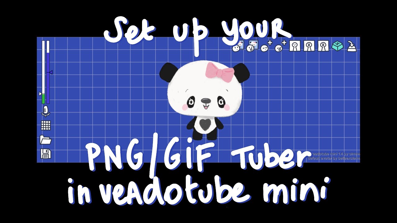 How to set up your PNG/GIF tuber on veadotube mini - YouTube