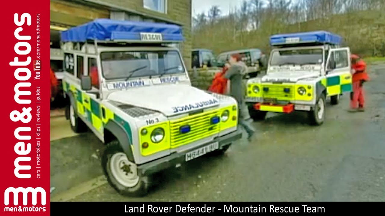 Land Rover Defender - Mountain Rescue Team - YouTube
