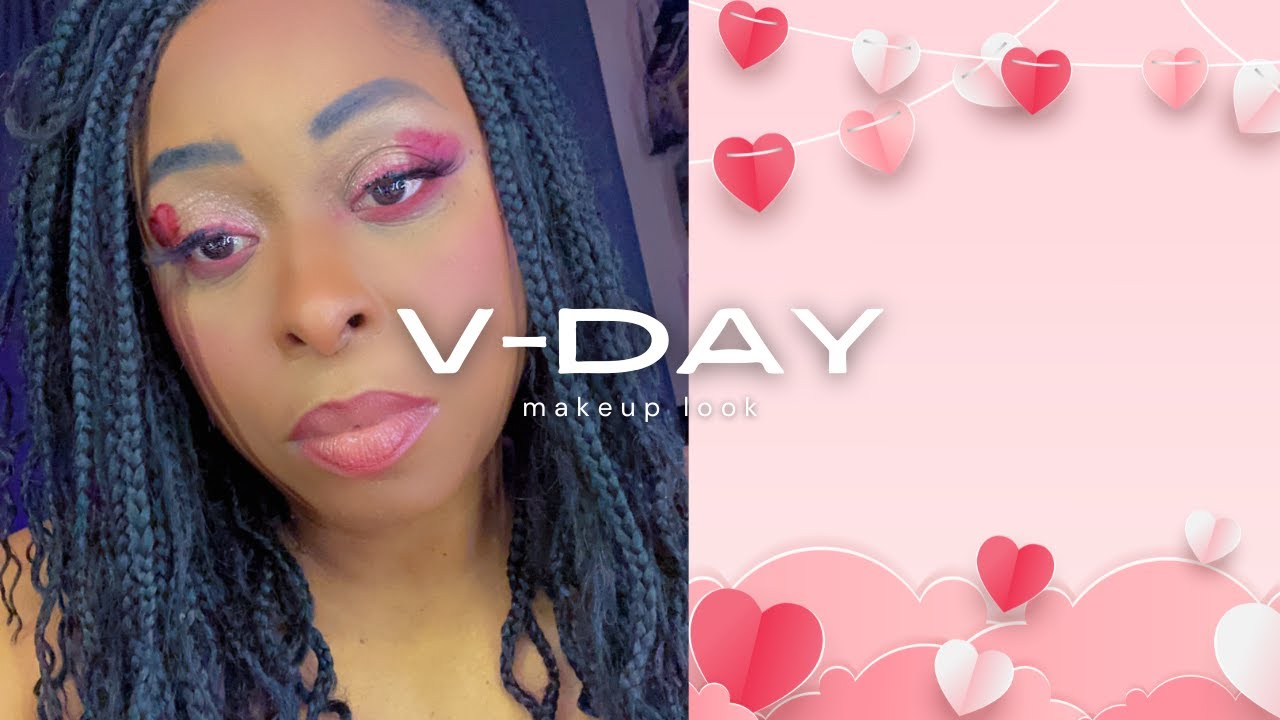 QUICK V-DAY MAKEUP LOOK - YouTube