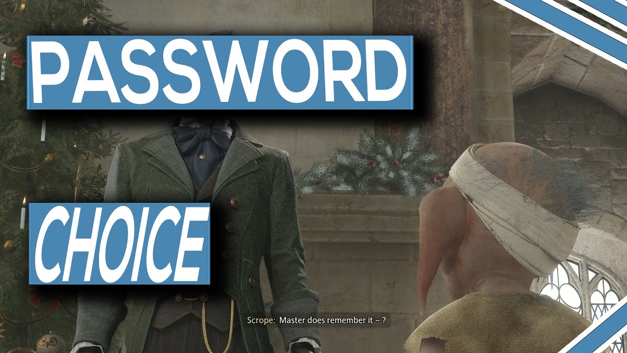 Which Password To Pick From Scrope In Hogwarts Legacy - YouTube