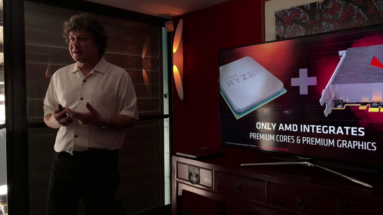 AMD's Joe Macri, Corp VP and Product CTO talks Ryzen Mobile, Oct 17 ...