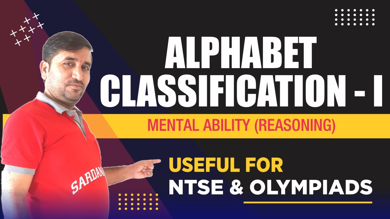 Alphabet Classification - I | Reasoning | NTSE - YouTube