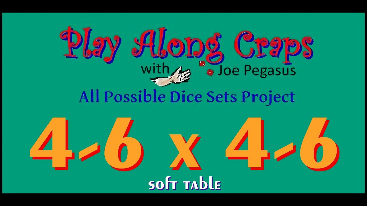 4-6x4-6 Dice Set Soft Table - YouTube
