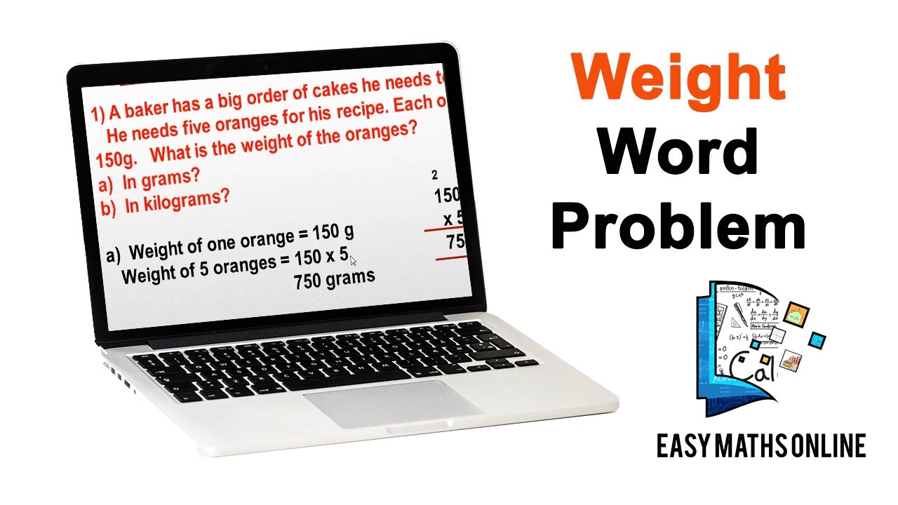 Weight Word Problem - YouTube