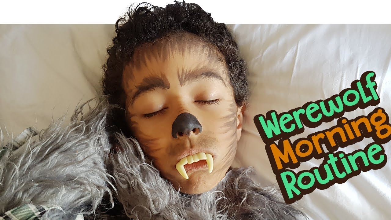 Morning Routine WEREWOLF BOY! - YouTube