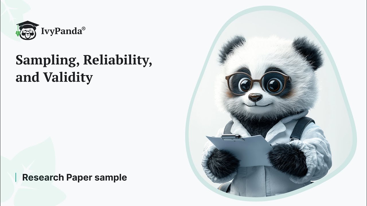Sampling, Reliability, and Validity | Research Paper Example - YouTube