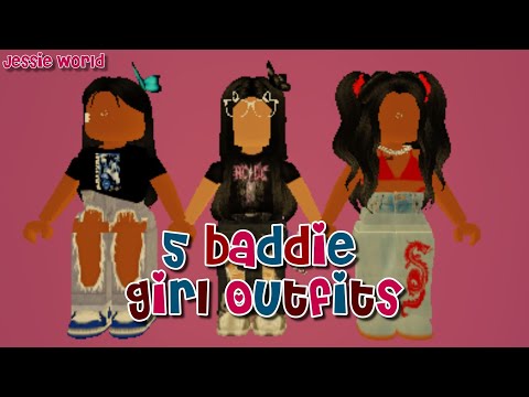 5 Baddie Girl Roblox Outfits *with codes and links*