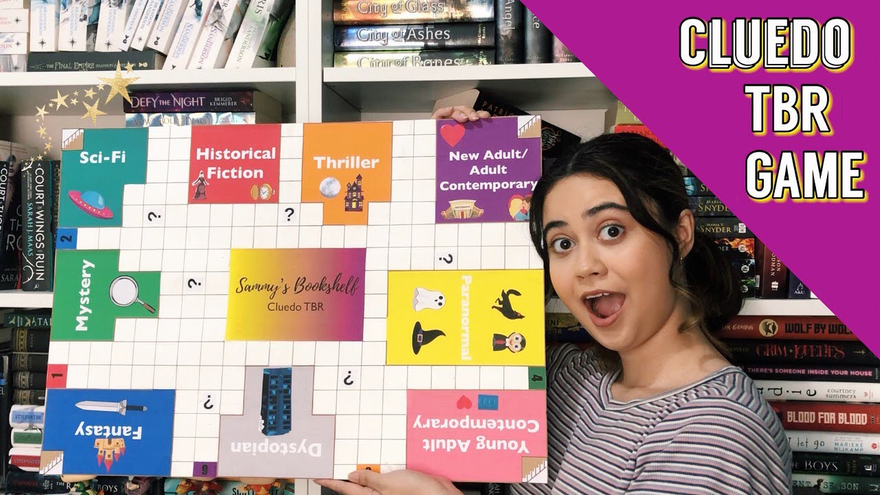 My First Ever TBR Game! | March Cluedo TBR Game - YouTube
