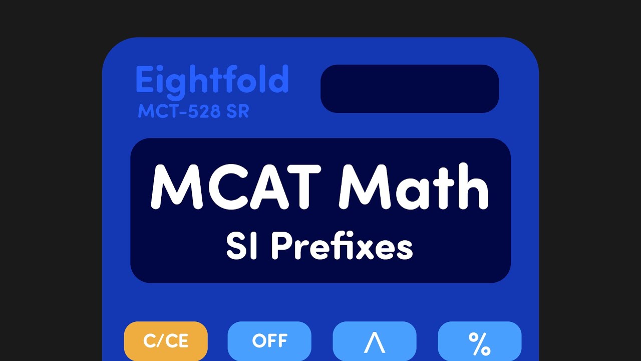 Math Tricks for SI Prefixes | MCAT Math - YouTube