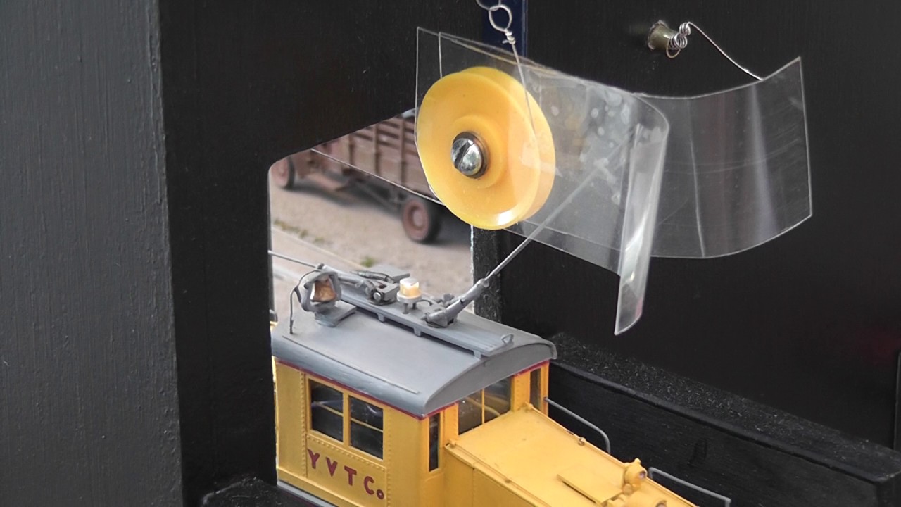 HO scale Trolley Pole Catcher - YouTube