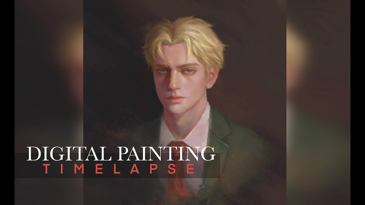 Loid Forger Digital Portrait Painting (Timelapse) - YouTube