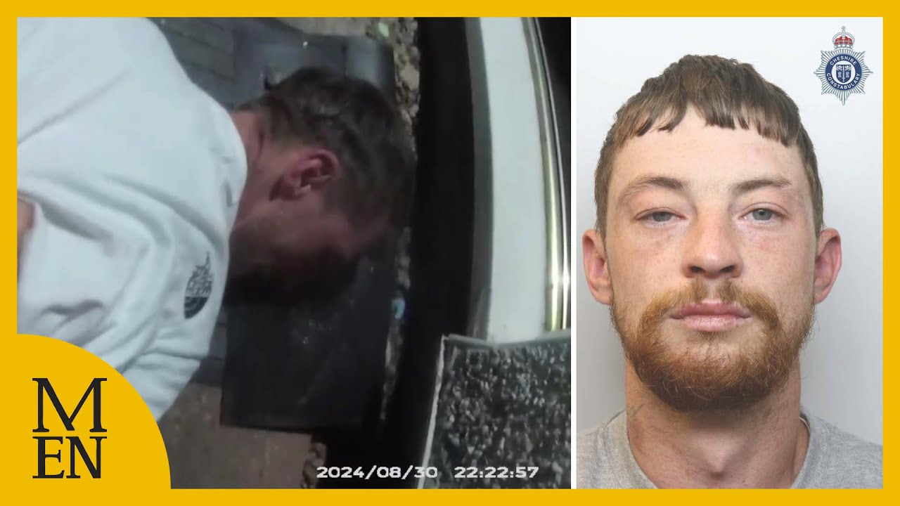 Body cam clip shows drunk thug throttling police officer in headlock ...