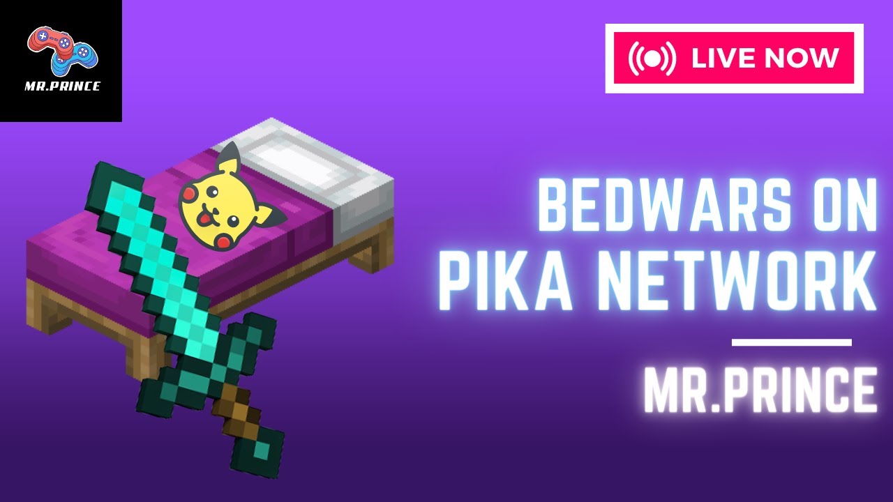 Playing Bedwars On Pika Network Youtube
