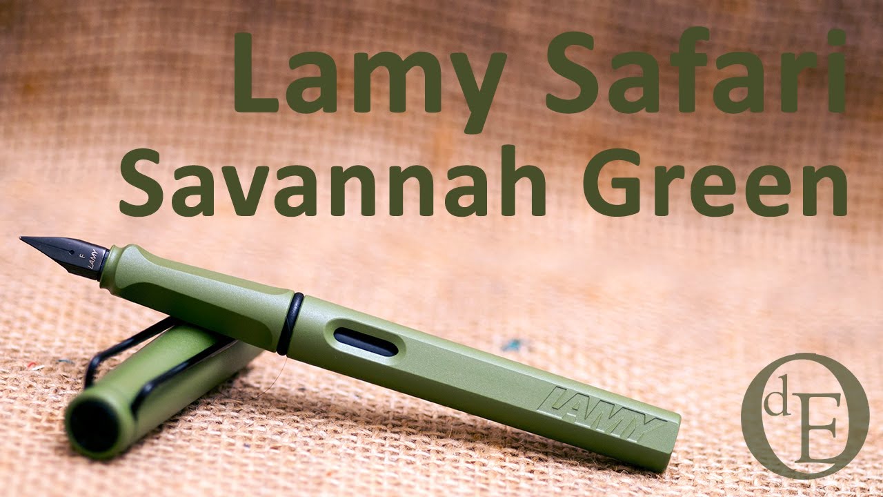 Lamy Safari Original Savannah Green (SE 2021) - Review - YouTube