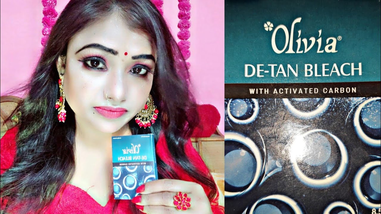 OLIVIA DE-TAN BLEACH REVIEW//AT JUST RS *20*//How to Remove tan using ...