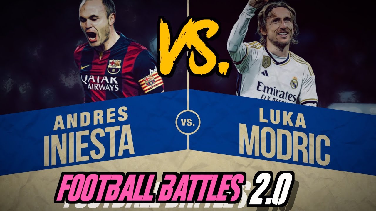 Modric vs. Iniesta | Football Battles 2.0 - YouTube