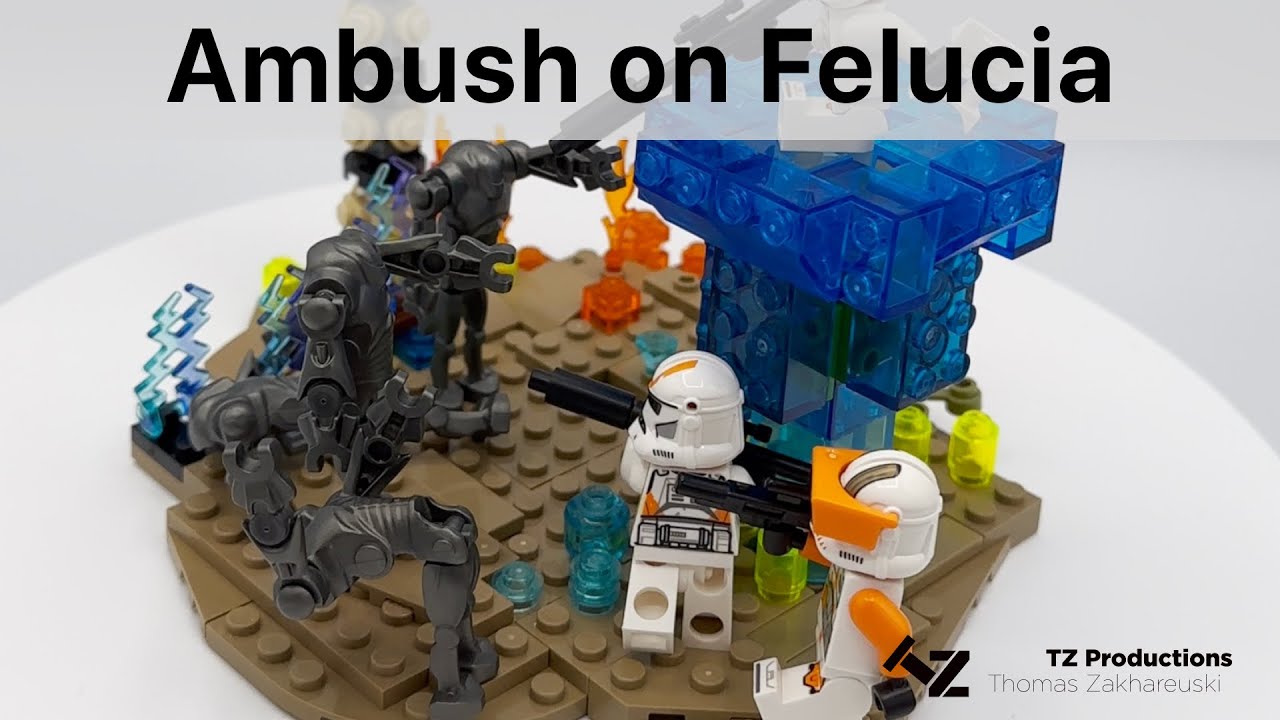 Ambush on Felucia: A LEGO Star Wars Creation - YouTube