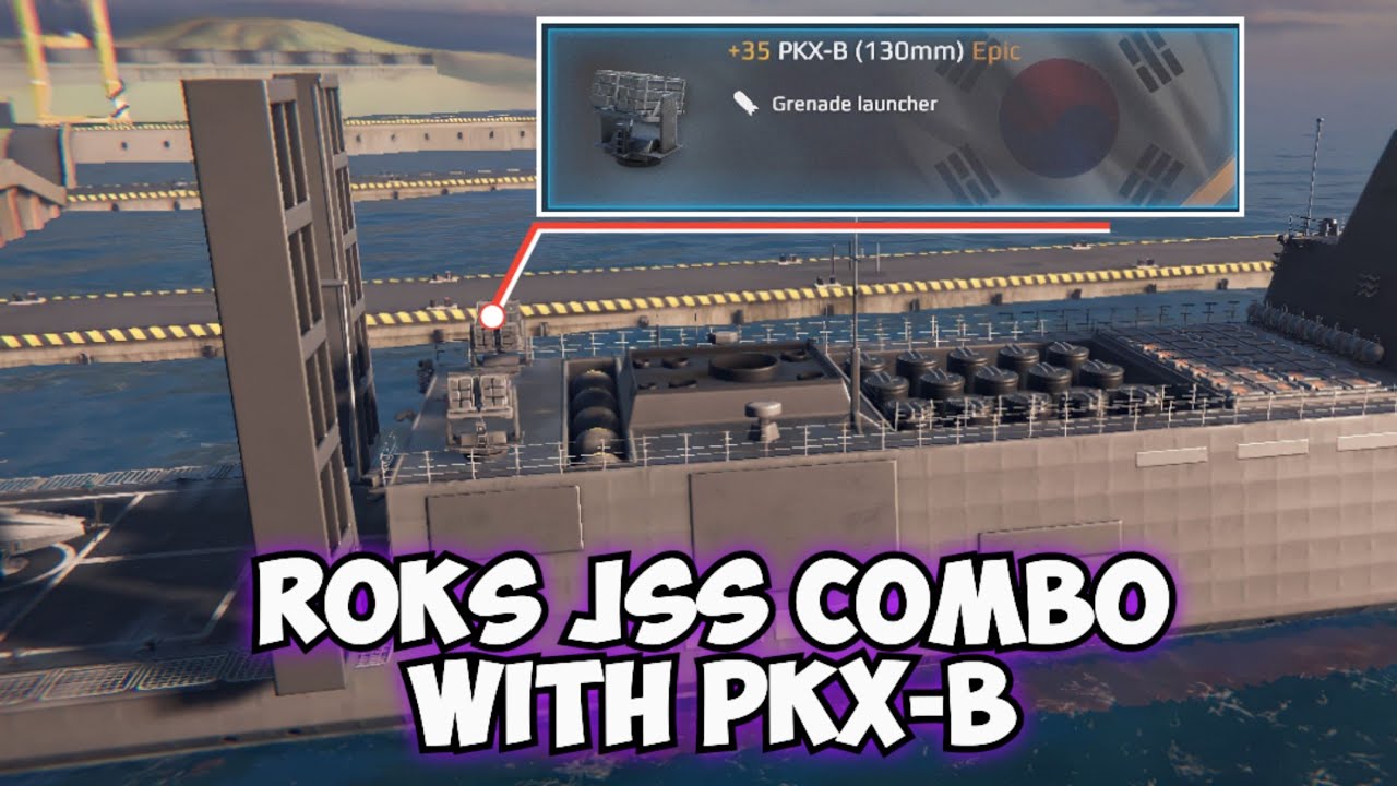 ROKS JSS + PKX-B, Missile Spam Combo Build | Modern Warships - YouTube