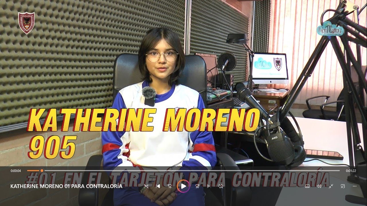 KATHERINE MORENO 01 PARA CONTRALORÍA - YouTube