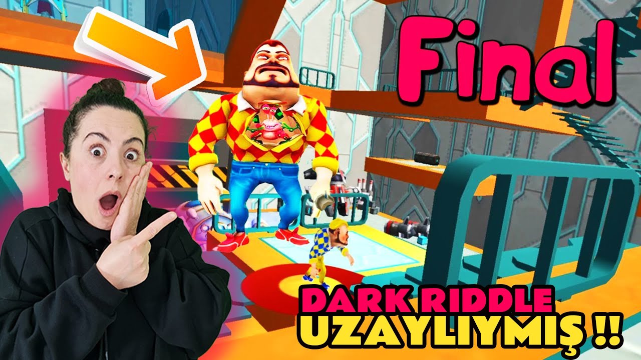 DARK RIDDLE UZAYLIYMIŞ ! DARK RIDDLE 3D DELİ KOMŞU MACERASI FİNAL OYUNA ...