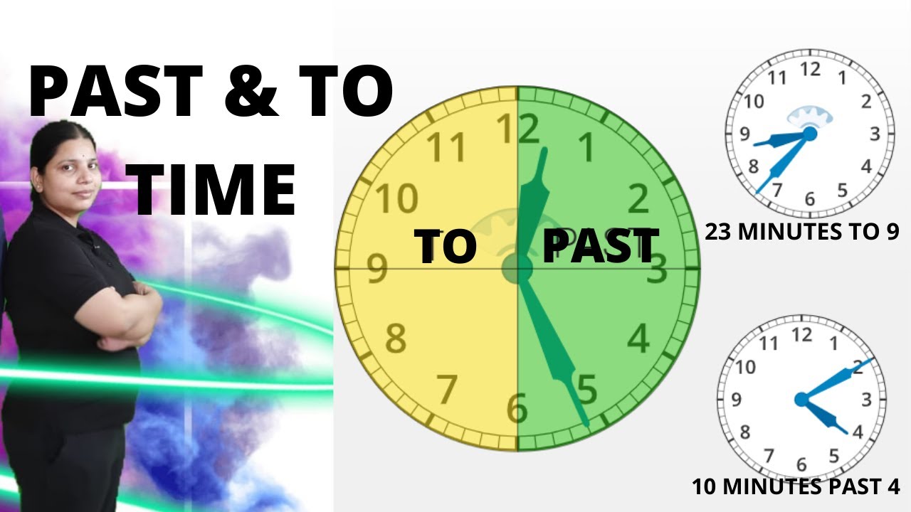 TELLING TIME USING PAST AND TO - YouTube