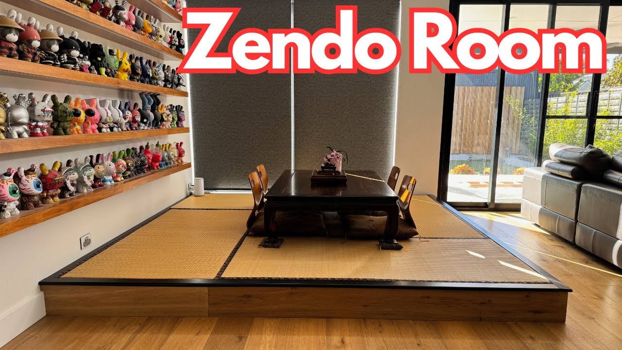 I made a Japanese TATAMI Zendo Room in a modern Western house - YouTube