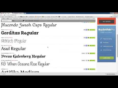 ComputerCut: Installing Fonts - YouTube