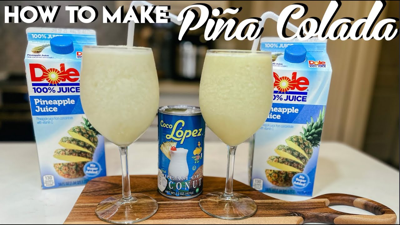 How to make piña colada | Easy virgin piña colada recipe | the best ...